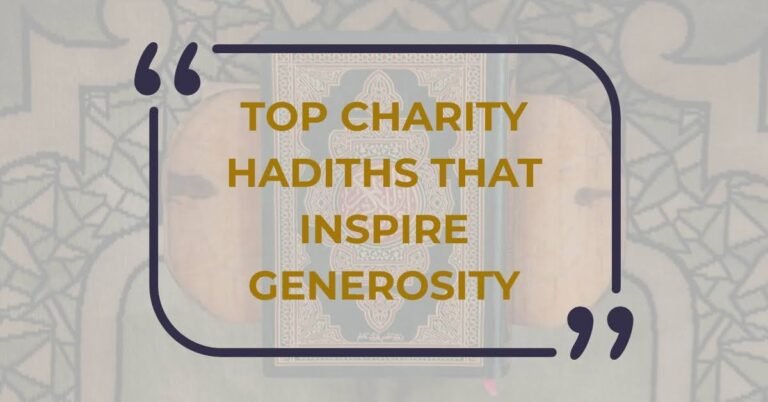 Charity Hadith: Life-Changing Lessons For Every Muslim